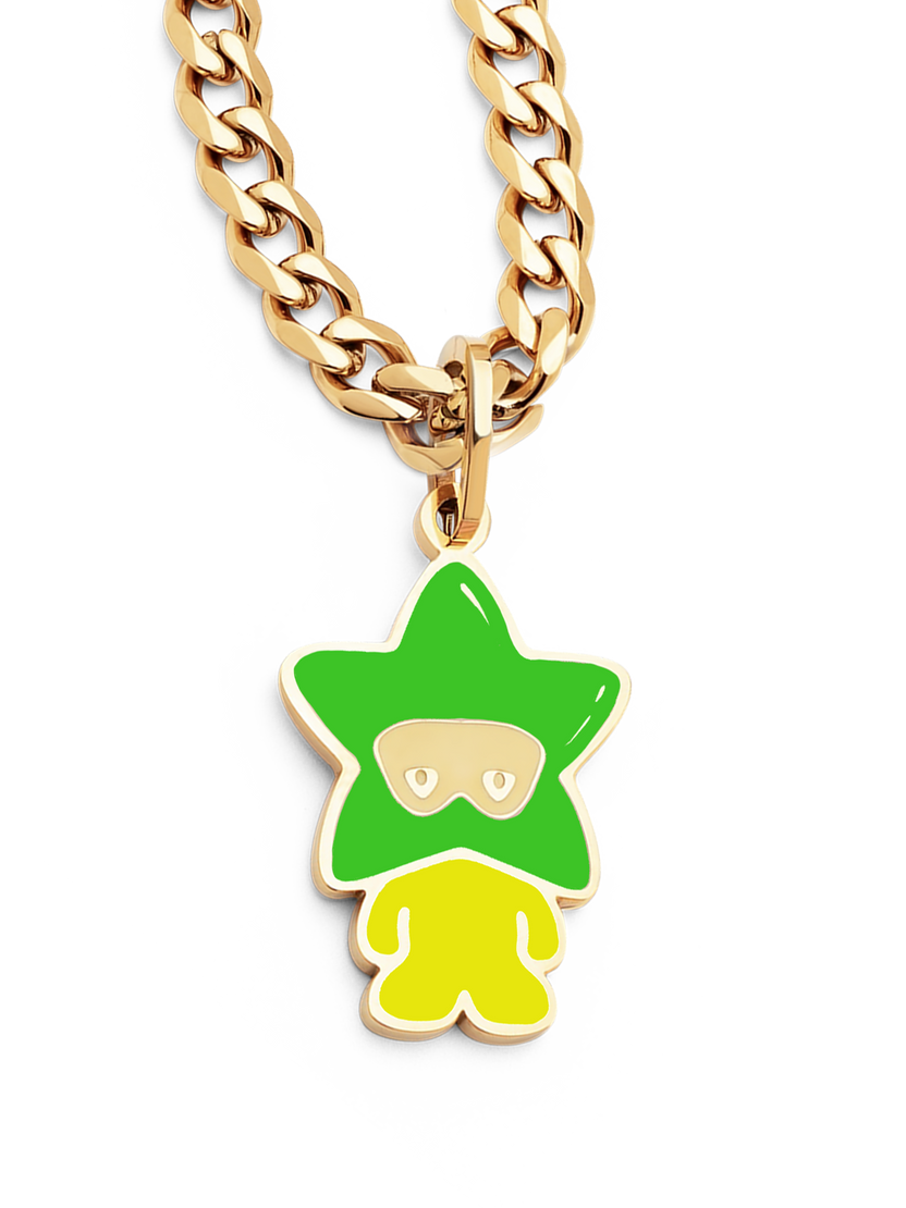 Star Boy Necklace (Blue & Steel) – Thryfty
